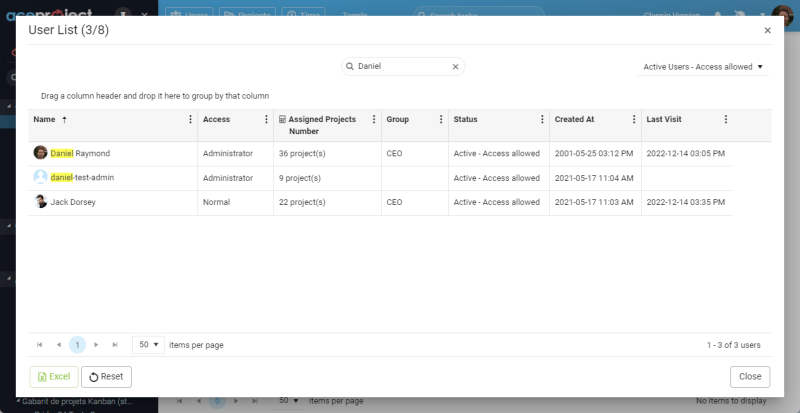 Introducing the User List Panel in the New Interface